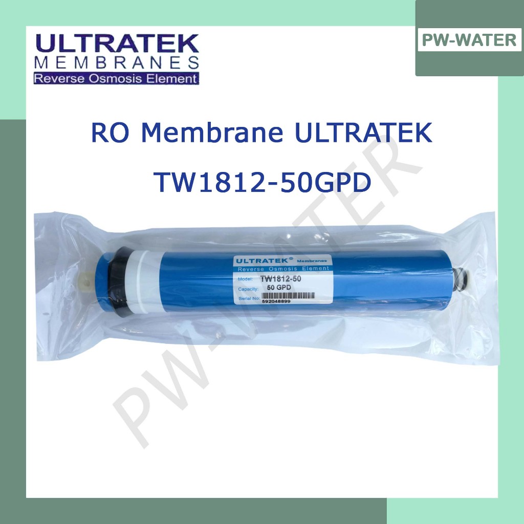 ไส้กรองน้ำ ไส้กรองเมมเบรน RO Ultratek Membrane 50 75 100 150 GPD ...