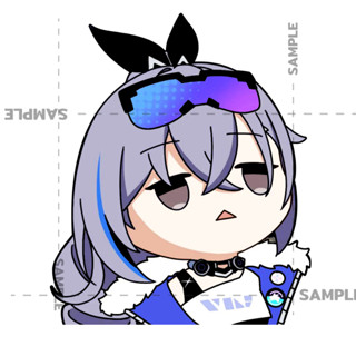 Silver Wolf meme สติ๊กเกอร์ 2 แผ่น Sticker honkai star rail HSR Silver Wolf Star rail สติกเกอร์ ...