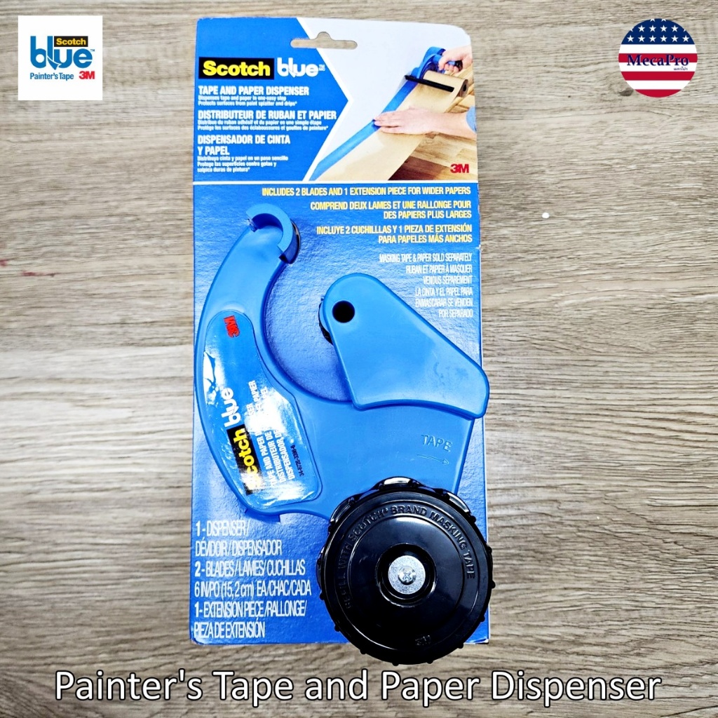 Scotch Blue® Painter's Tape and Paper Dispenser and Pre-Taped Drop ...
