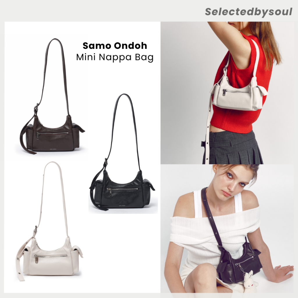 [มีทั้งพร้อมส่ง] Samo Ondoh รุ่น Pocket Mug Mini Nappa Bag กระเป๋า ...
