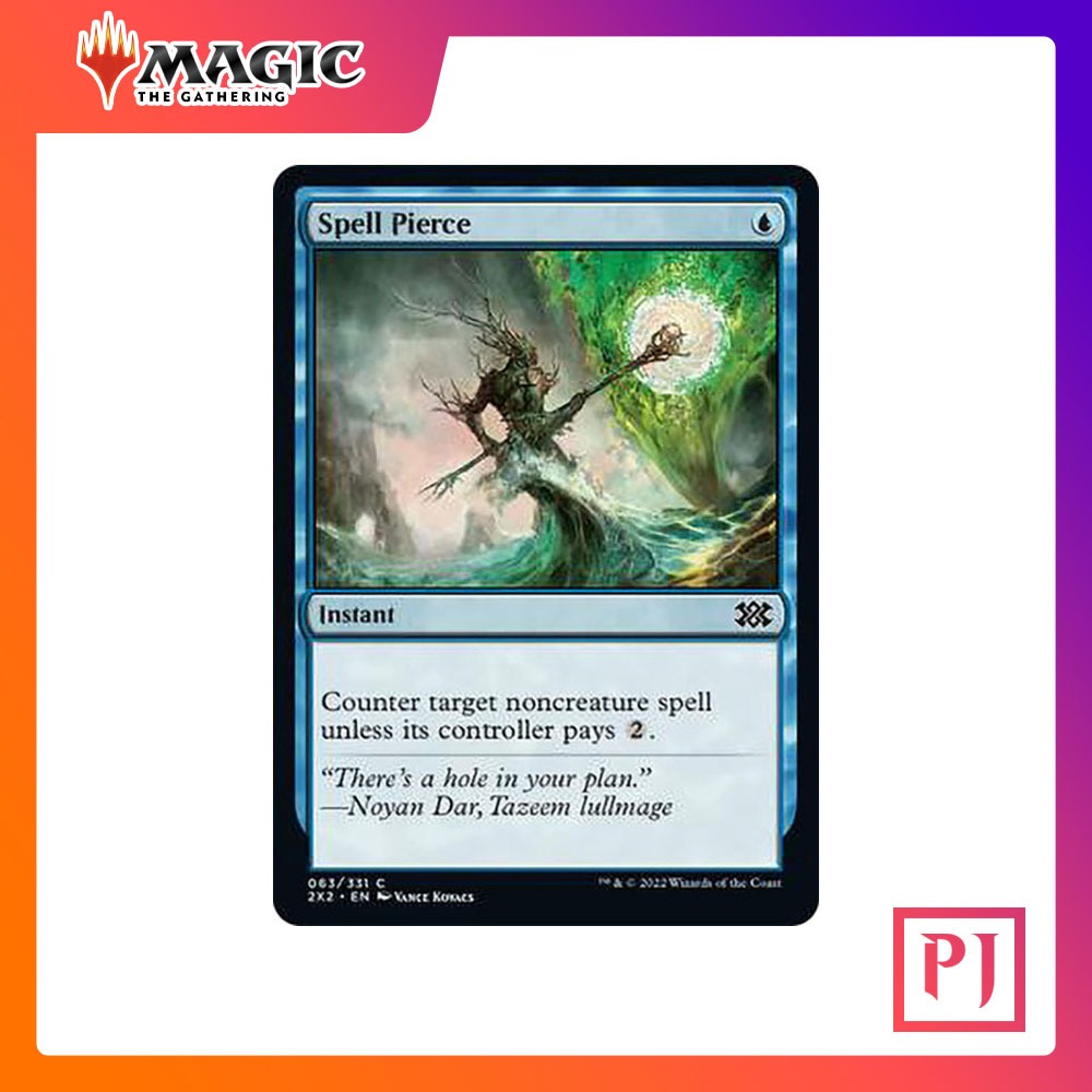 [MTG] Spell Pierce [2X2] [BLUE] [COMMON] [NORMAL] [ENG] (การ์ดเมจิค ...