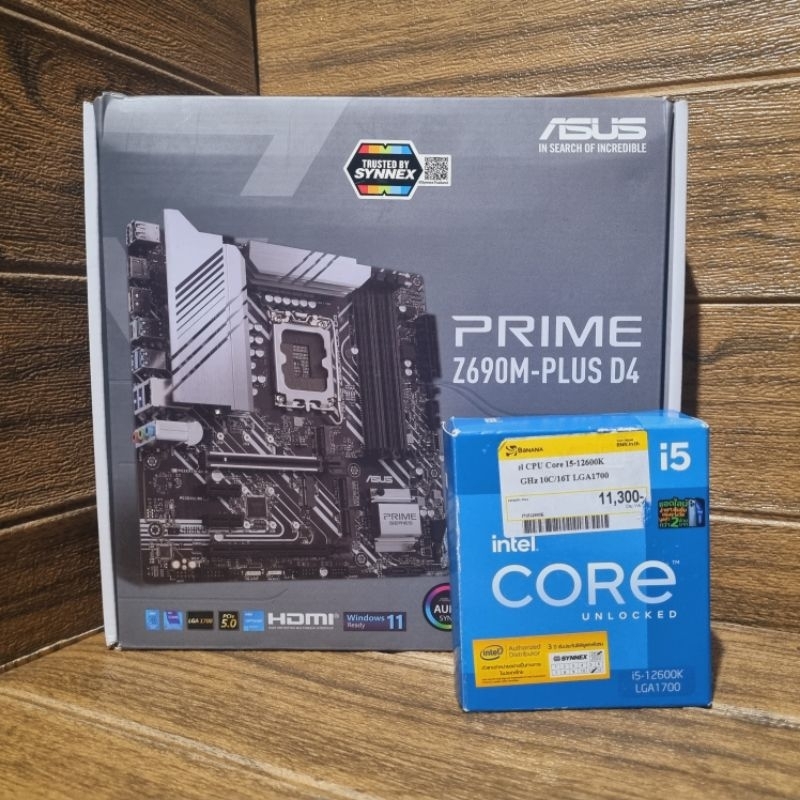 CPU INTEL CORE I5 12600K (UHD770) + ASUS PRIME Z690M PLUS DDR4 (LGA ...