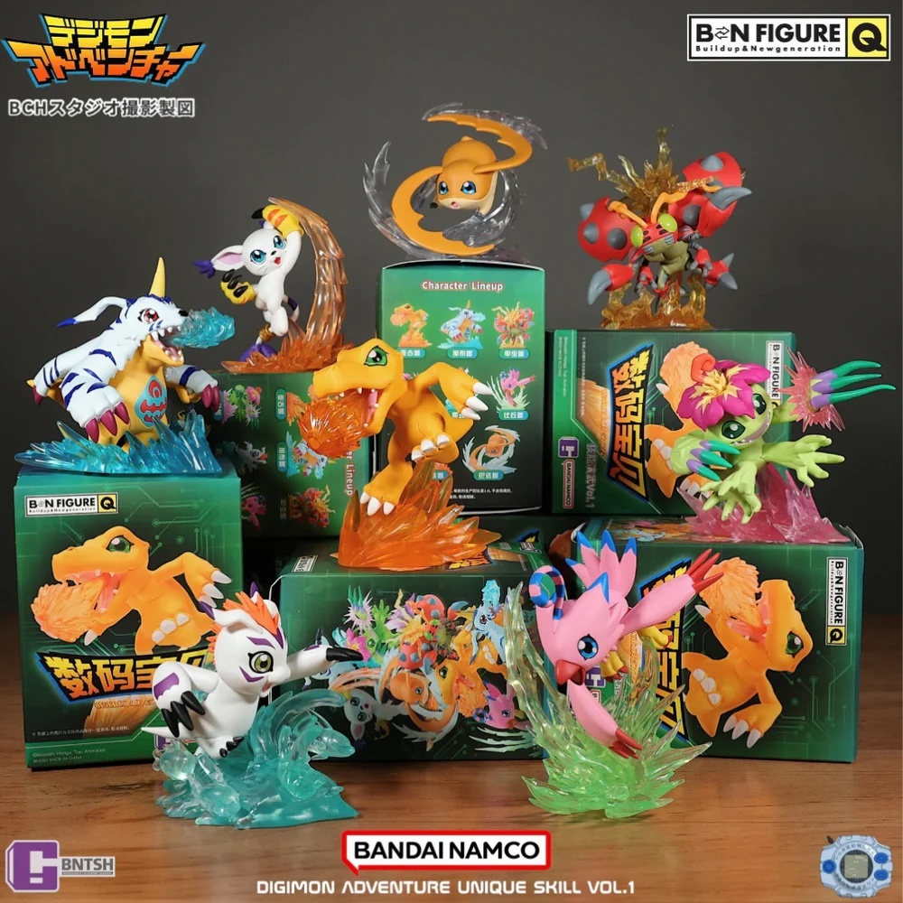 กล่องสุ่มยกชุด Bandai BN Figure Q Digimon Adventure Skill Series Vol.1 ...