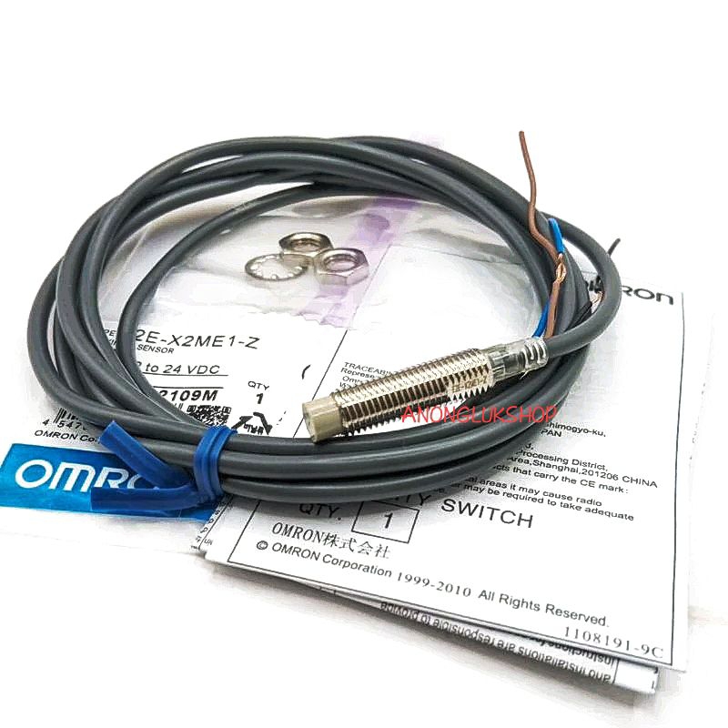 E2E-X2ME1-Z Proximity Sensor ขนาดเกลียว 8มิล ระยะจับ 2มิล 3สาย NPN NO | Shopee Thailand