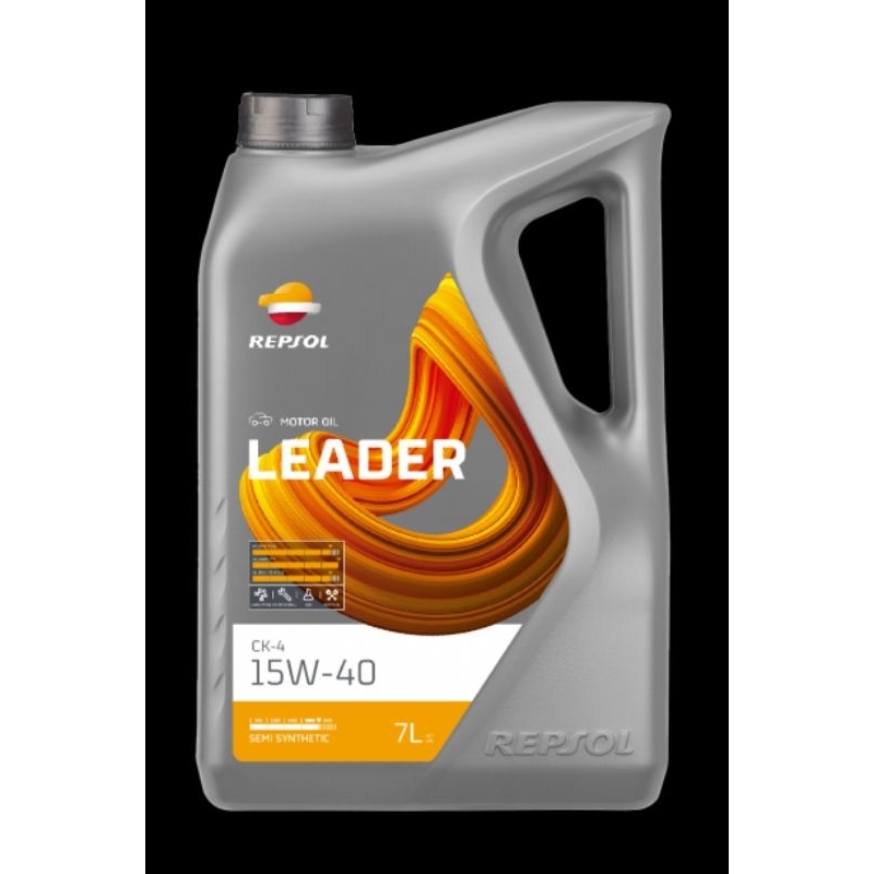 น้ำมันเครื่องรถยนต์ดีเซล REPSOL LEADER 15W-40 DIESEL TURBO MID SAPS ...