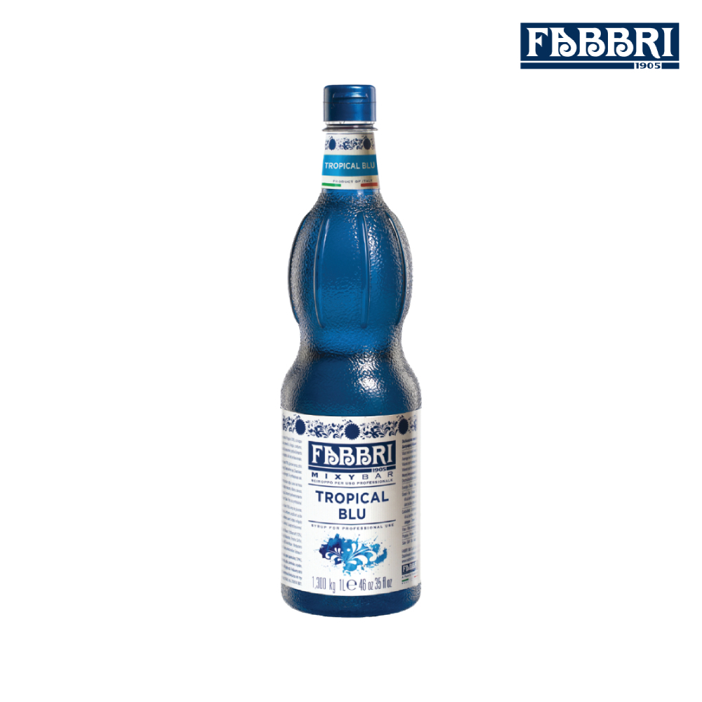 น้ำเชื่อม Fabbri Mixybar Tropical Blue Syrup 1000ml รสทรอปิคอล | Shopee ...