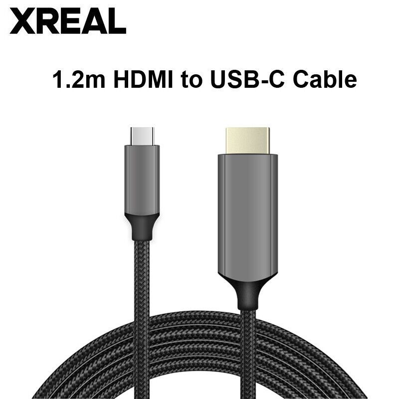 Xreal Hdmi to Type-C สายเคเบิลอะแดปเตอร์ USB-C พอร์ต C HDMI เป็น Type-C ...