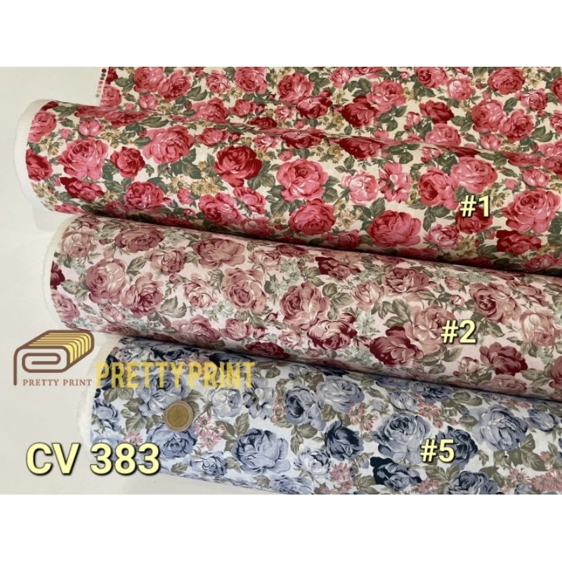 แคนวาสพิมพ์ลาย CV 383 (ขายเป็นหลา) | Shopee Thailand