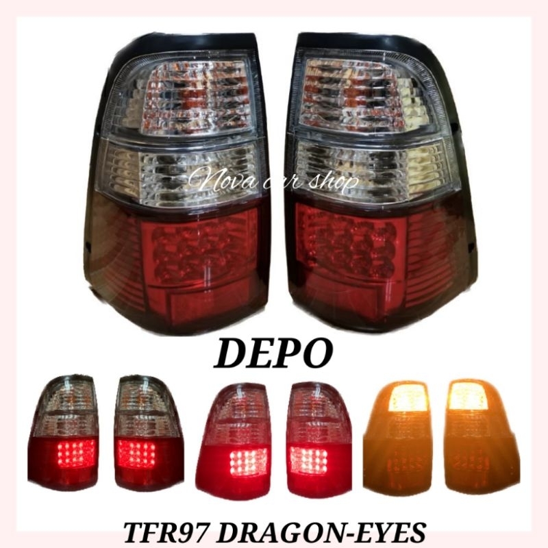 ไฟท้าย ไฟท้า ยแต่ง ISUZU TFR 1997 1998 1999 2000 2001 DRAGON -EYES LED DEPO | Shopee Thailand