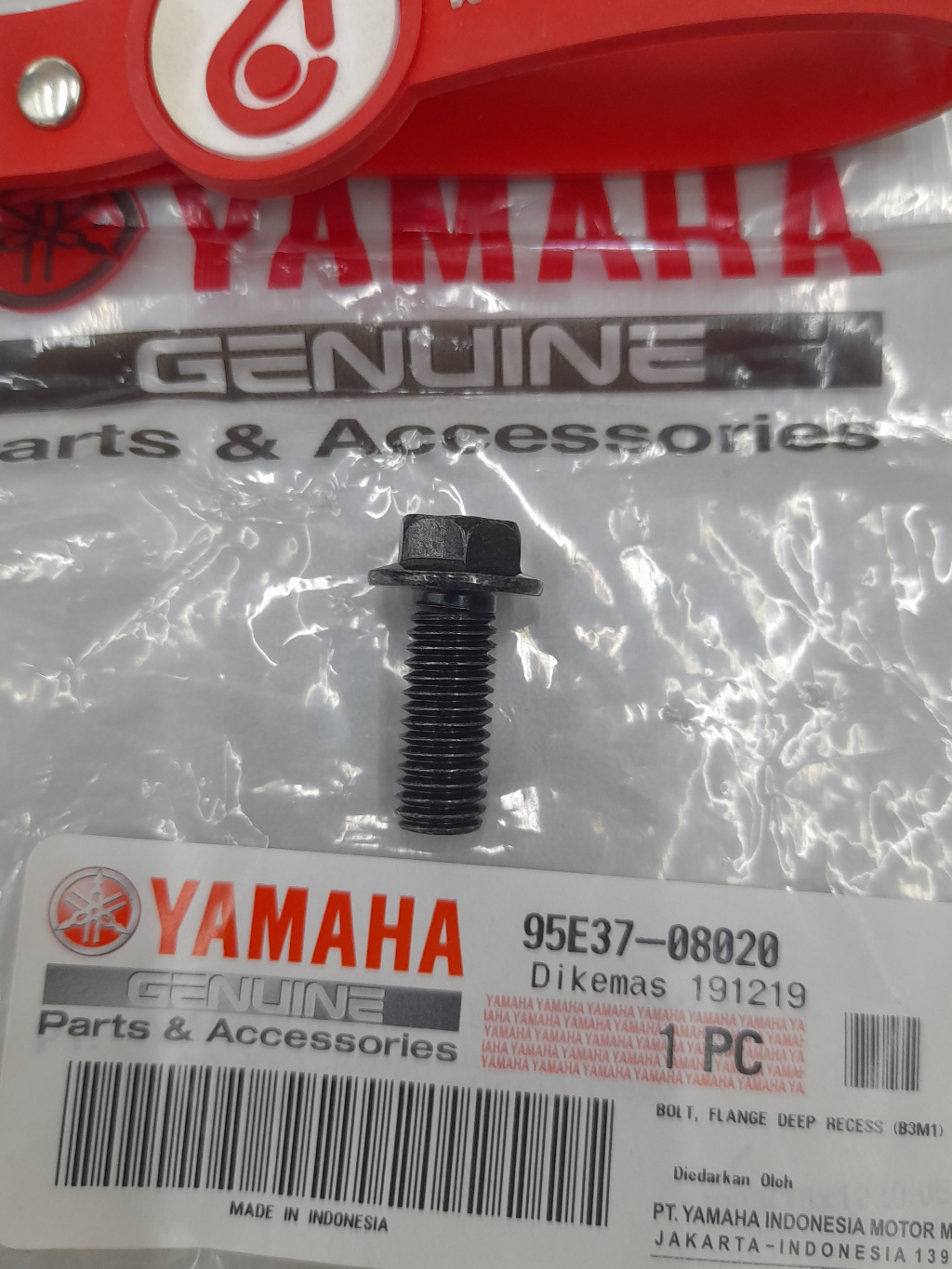 95E3708020 โบ๊ลท์พักเท้า SPARK-115i Nano X RX TOUCH WR-155 m8x20 mm แท้ ...