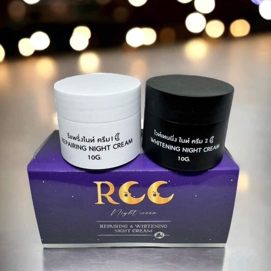 ครีม RCC ( Whitening Night Cream + Repairing Night Cream) | Shopee Thailand