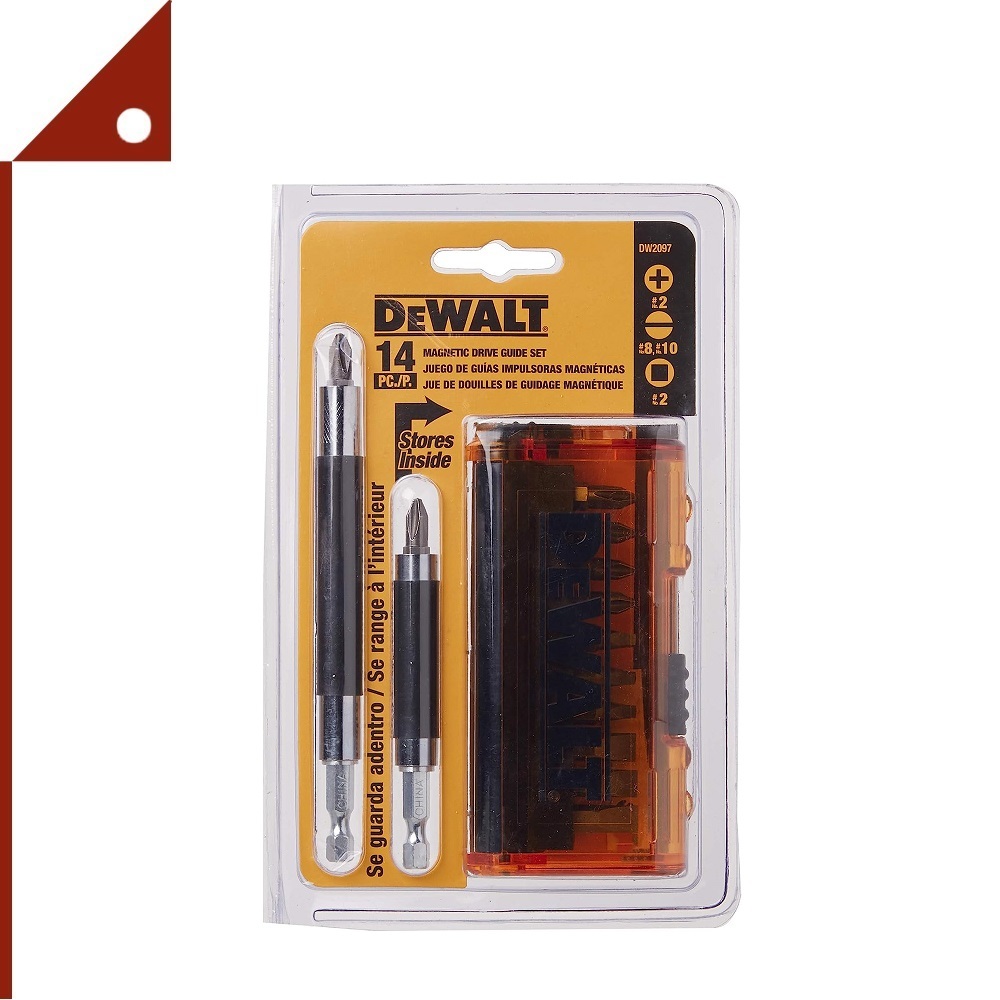 DEWALT : DWTDW2097CS* ชุดไขควง Screwdriver Bit Set Magnetic Drive Guide ...