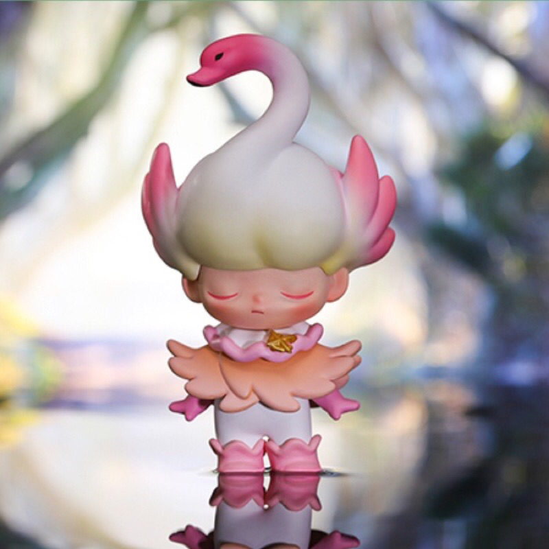 POPMART Dimoo Fairy Tale Series แยกตัว SWAN พร้อมส่ง | Shopee Thailand