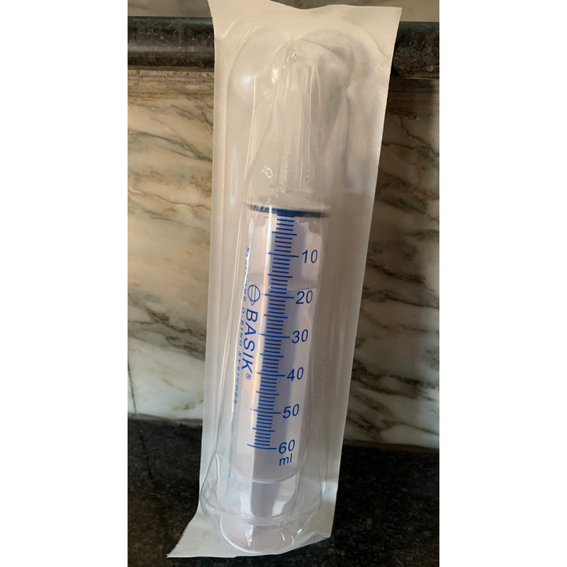 ไซริงค์ป้อนอาหารใช้ซ้ำได้ ขนาด 60 ml Basik Enteral Feeding Syringe Cath ...