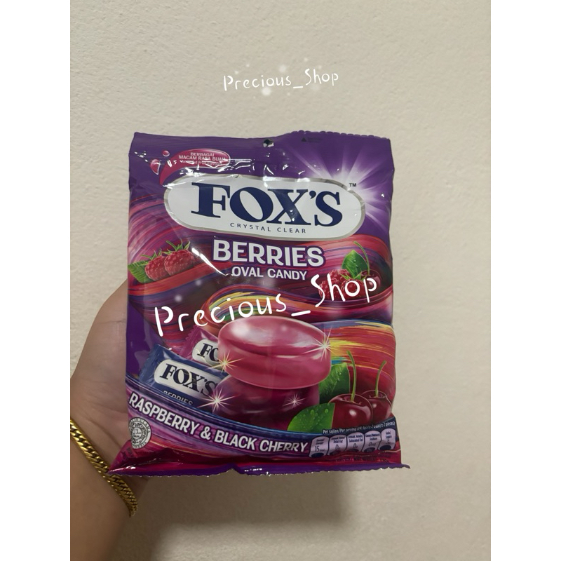 FOX’S crystal clear berries oval candy ฟอกซ์ลูกอม [ พร้อมส่ง ] | Shopee ...