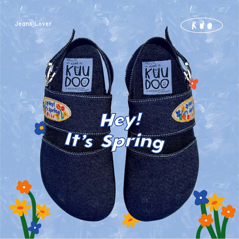 Preorder - Hey! It’s spring - รองเท้ารัดส้นแบบปิดหัว | Shopee Thailand