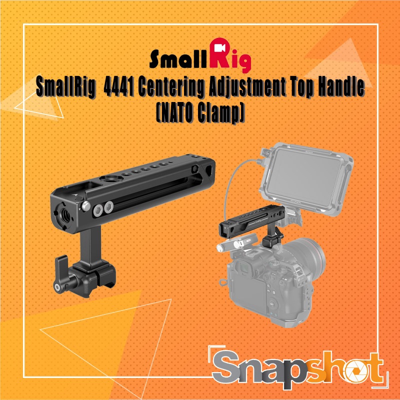 smallrig 4441 Centering Adjustment Top Handle (NATO Clamp) | Shopee ...