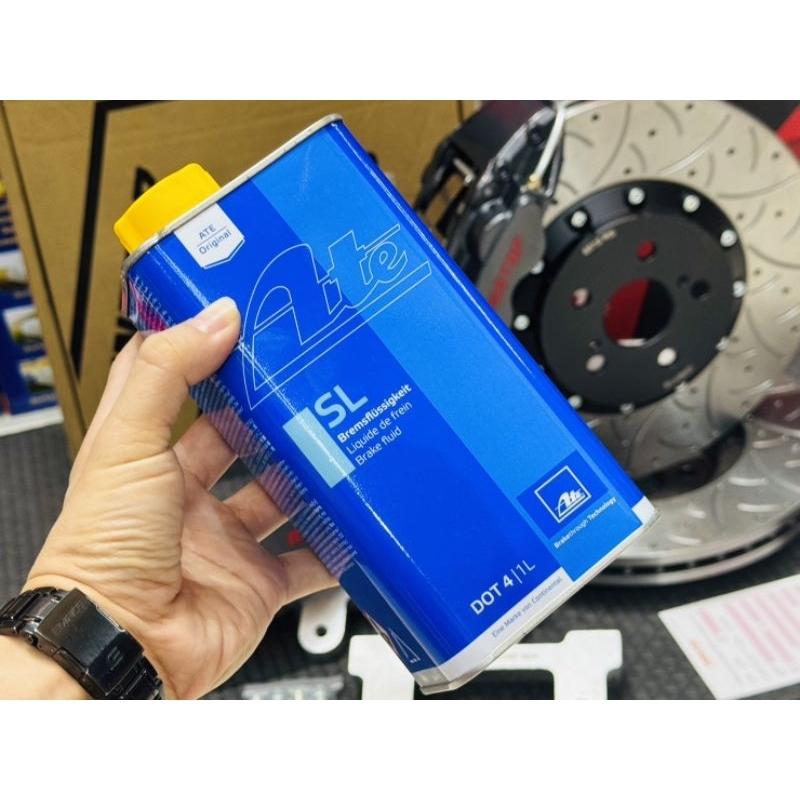 น้ำมันเบรค ATE SL original แท้ เอเต้ DOT4 ขนาด 1 ลิตร dot 4 brake fluid | Shopee Thailand