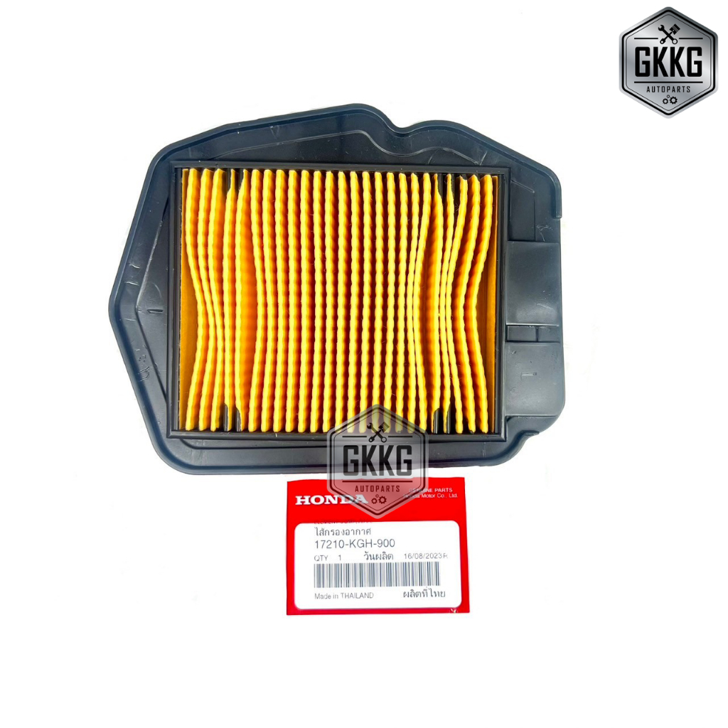 ไส้กรองอากาศแท้ศูนย์ Click,Clicki,Scopy,W125,W100S,W110I,MSX,CLICL125,Sonic/W125I,PCX150,PCX160 ...