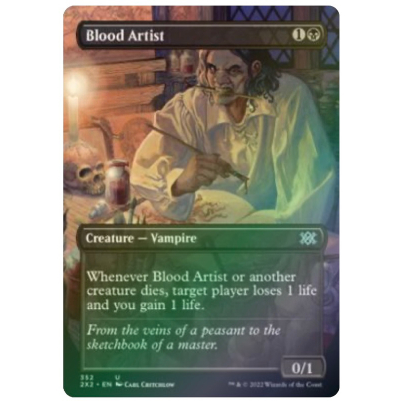MTG (2X2) Blood Artist (Borderless) (Foil) (U) | Shopee Thailand