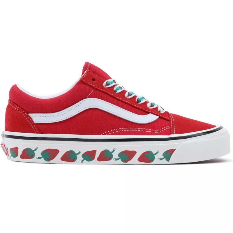 VANS OLD SKOOL 36 DX ANAHEIM STRAWBERRY RED SNEAKERS สินค้ามีประกันแท้ ...