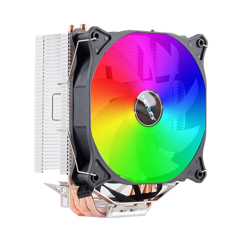 MS 6 Copper Tube 12CM CPU Fan Universal Intel AMD AMD RGB CPU Fan ...