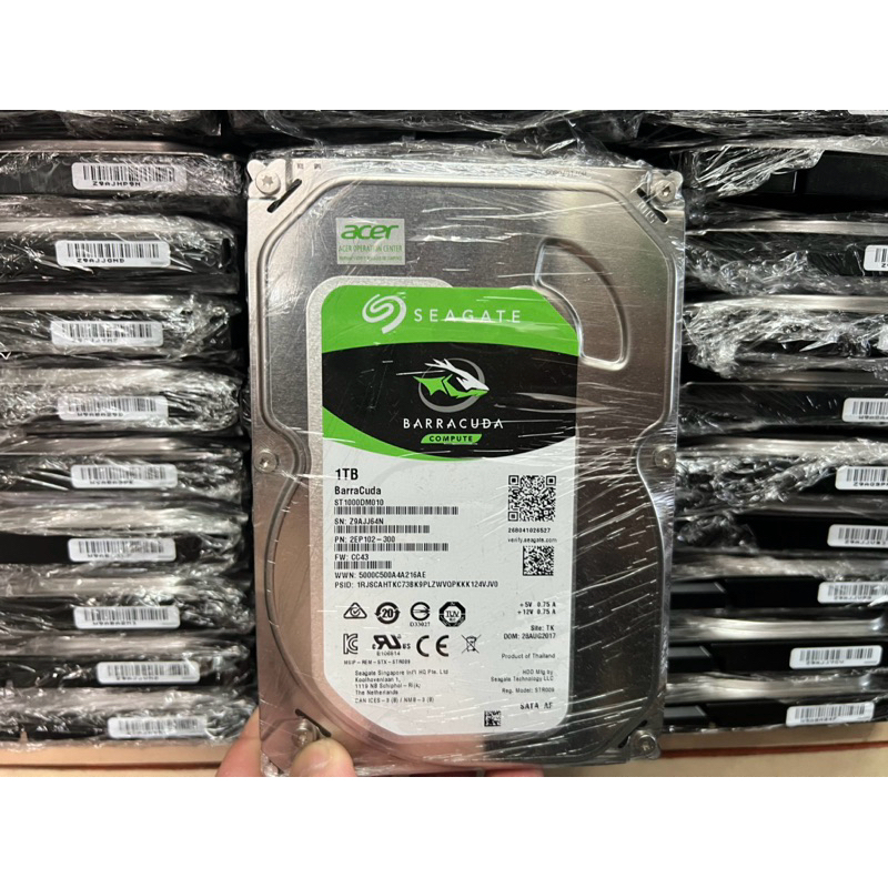 hdd pc 1 TB 1tb 1000 gb Seagate Barracuda (64MB.ST1000DM010) วิ่ง 210 ...