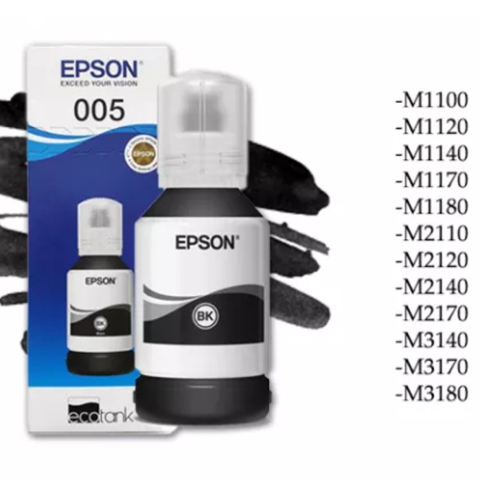EPSON Ink 005หมึกเติมของแท้ 100% (T03Q100)EPSON(M1100/M1120/M1140/M1170 ...