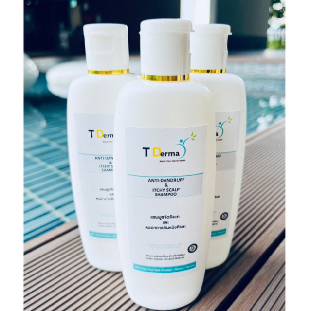 T Derma Anti-Dandruff & Itchy Scalp Shampoo แขมพูขจัดรังแค และ ลดคัน ...