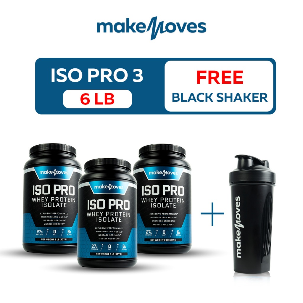 Iso Pro Whey Protein Isolate MakeMoves สูตรลีน | Shopee Thailand