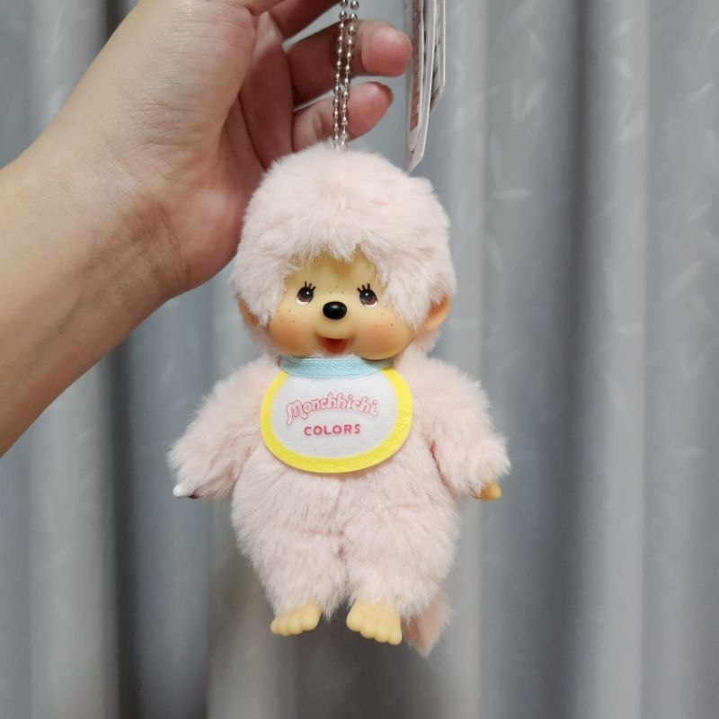 พวงกุญแจ monchhichi สีชมพู | Shopee Thailand