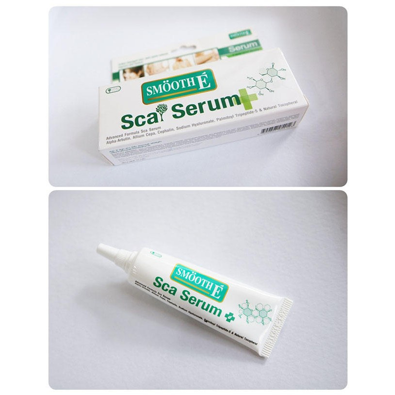 !Smooth E Scar Serum Advanced Formula 10g. เซรั่มลดรอยแผลเป็นจากสิว แผล ...