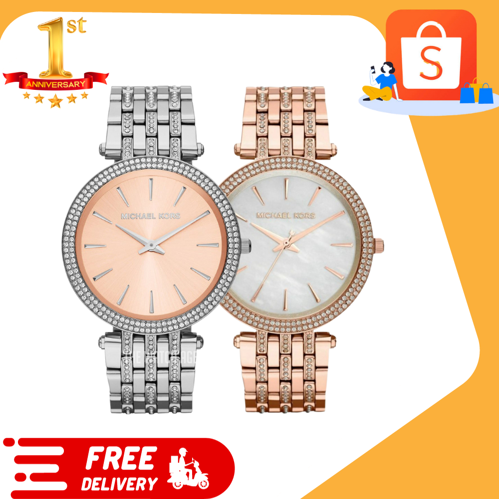 นาฬิกา Michael Kors Watch Stainless สายสแตนเลส รุ่น MK3218 MK3220 ...