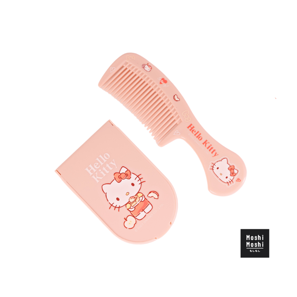 Moshi Moshi ชุดเซ็ท หวีพร้อมกระจกพกพา ลาย Hello Kitty ลิขสิทธิ์แท้จาก ...