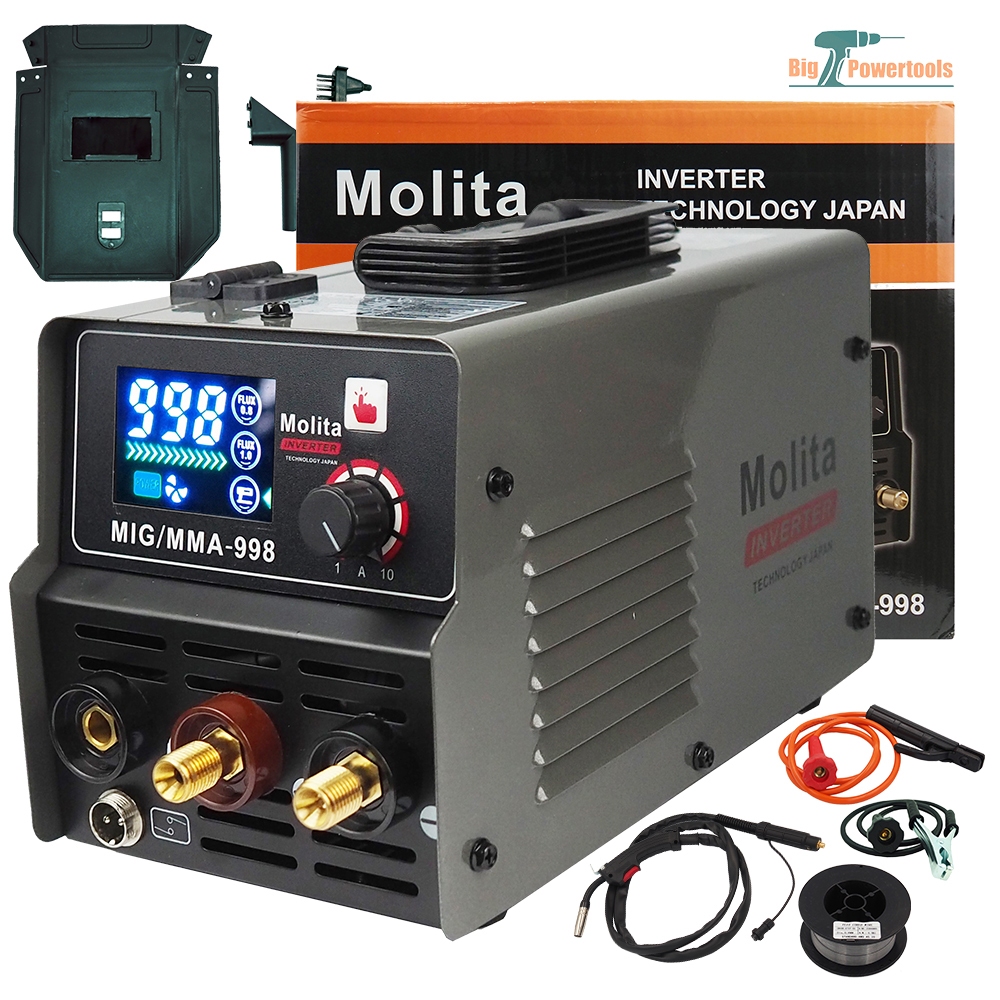 MOLITA ตู้เชื่อม 2 ระบบ MIG/MMA 998A (รุ่นใหม่ล่าสุด จอ LCD ) ตู้เชื่อม ...