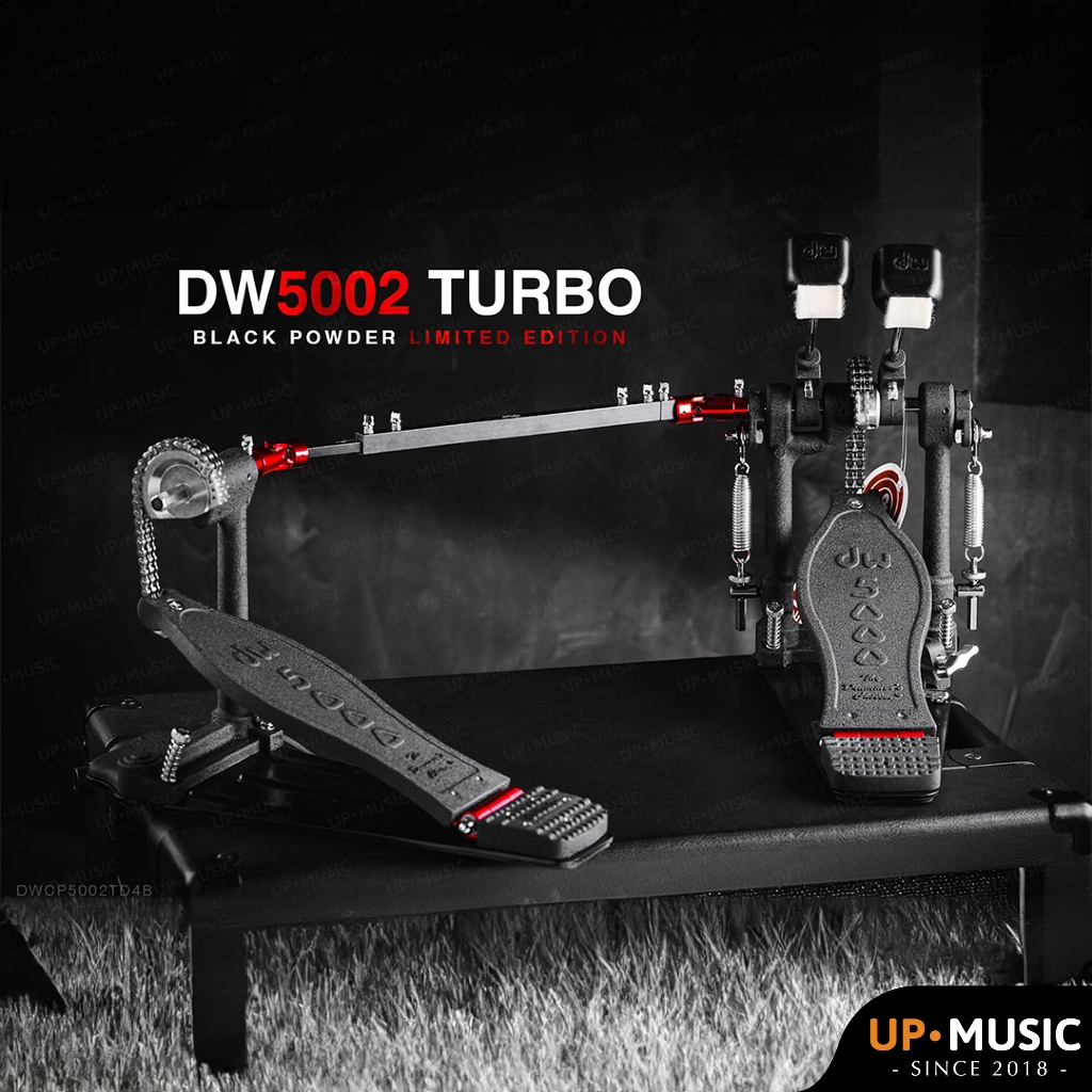 กระเดื่องคู่ DW รุ่น 5002 Turbo Black Powder (Limited Edition) | Shopee ...
