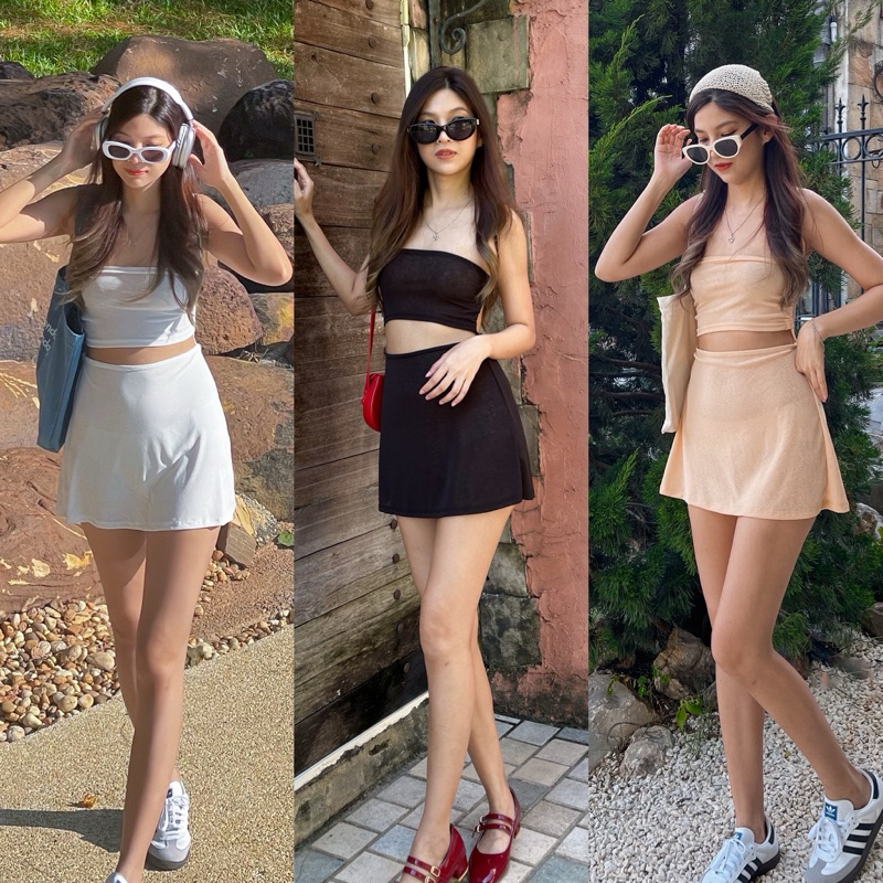 COZY CLUB - WILD DRESS มินิเดรสสายเดี่ยวเปิดหลัง เดรสคลุมบิกินี่ | Shopee Thailand
