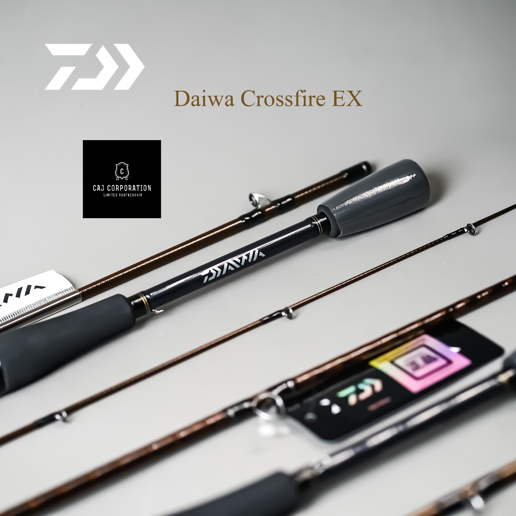 คันตีเหยื่อปลอม DAIWA CROSSFIRE-EX ประกันศูนย์ไทย เสียหายหัก เคลมได้ 50% | Shopee Thailand