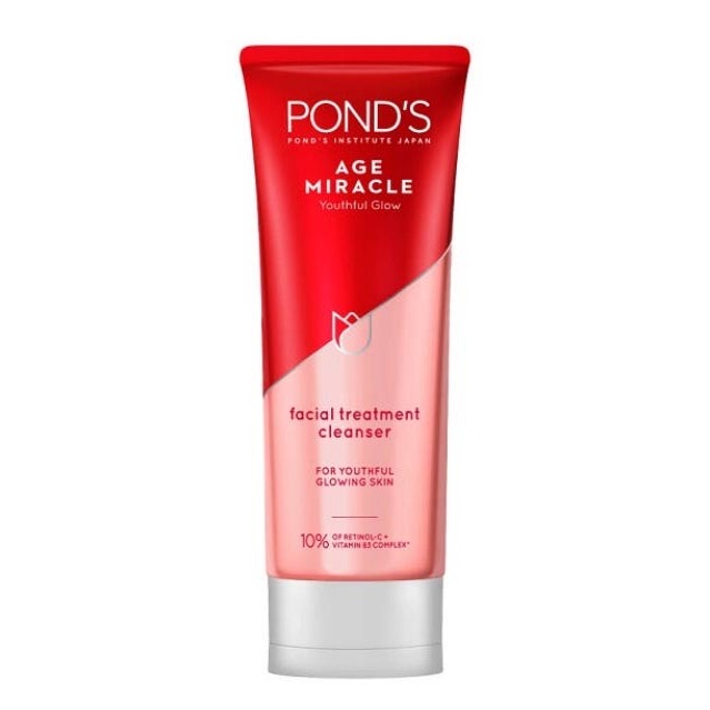 PONDS โฟมล้างหน้า AGE MIRACLE FOAM 100 กรัม exp 2026 ใหม่ แท้ | Shopee ...