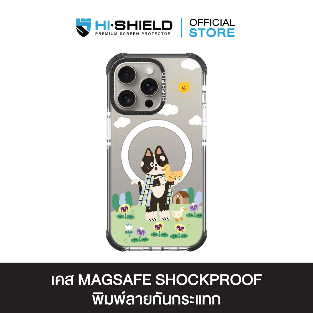 HI-SHIELD Stylish Magsafe Shockproof Case รุ่น Quack1 [iPhone16,15Pro ...