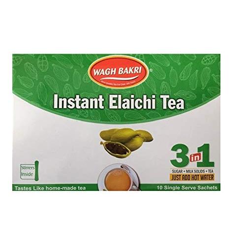 Wagh Bakri.Elachi -Cardamom Instant Tea 3in1 10 sachets 140g กรัม ...