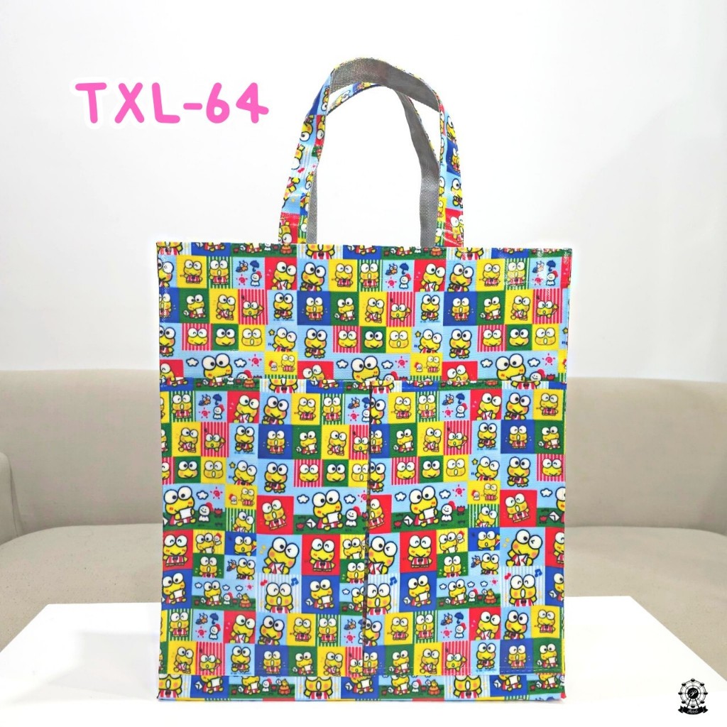 (พร้อมส่ง) กระเป๋าผ้าเคลือบกันน้ำทรงสูง รุ่น "TXL" | Shopee Thailand