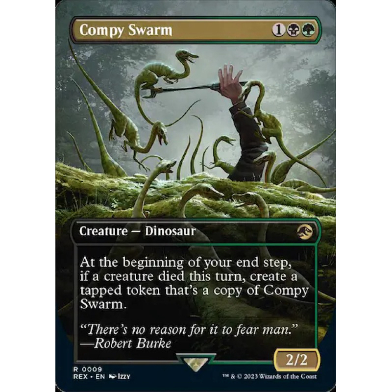 MTG (REX) Compy Swarm (Universes Beyond: Jurassic World Collection) (R ...