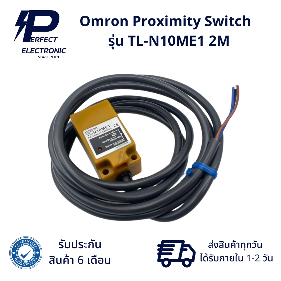 TL-N10ME1 OMRON (รับประกันสินค้านานที่สุด) Proximity Switch Sensor NPN (NO) ระยะ 10mm 10VDC to ...