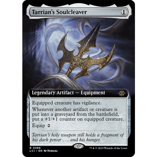[MTG][Single][LCI] Tarrian's Soulcleaver ระดับ Rare [ภาษาอังกฤษ ...