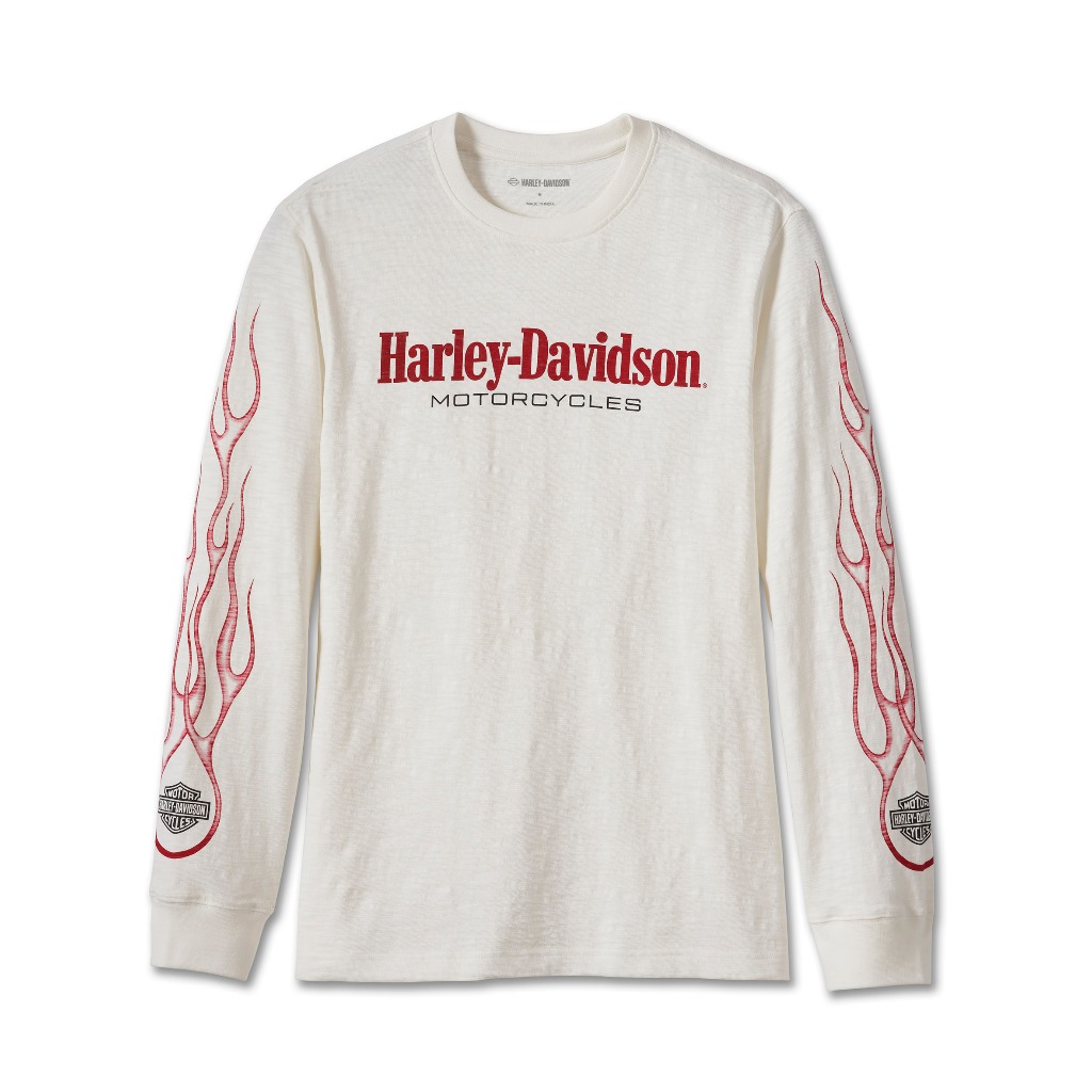 เสื้อแขนยาวลายไฟ 96208-24VM Harley Davidson ลิขสิทธิ์แท้ | Shopee Thailand