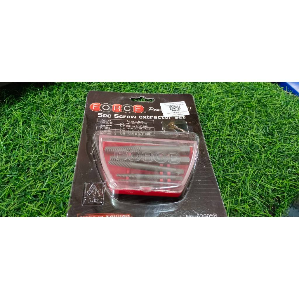 ถอนเกลียวซ้าย 5 ตัวชุด ก้านดำ FORCE 63005B | Shopee Thailand