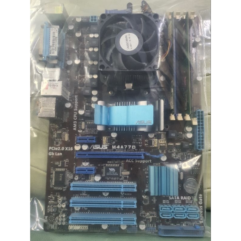 Asus M4A77D (socket AM3 ram DDR2) Ram4ช่อง ของหายาก | Shopee Thailand