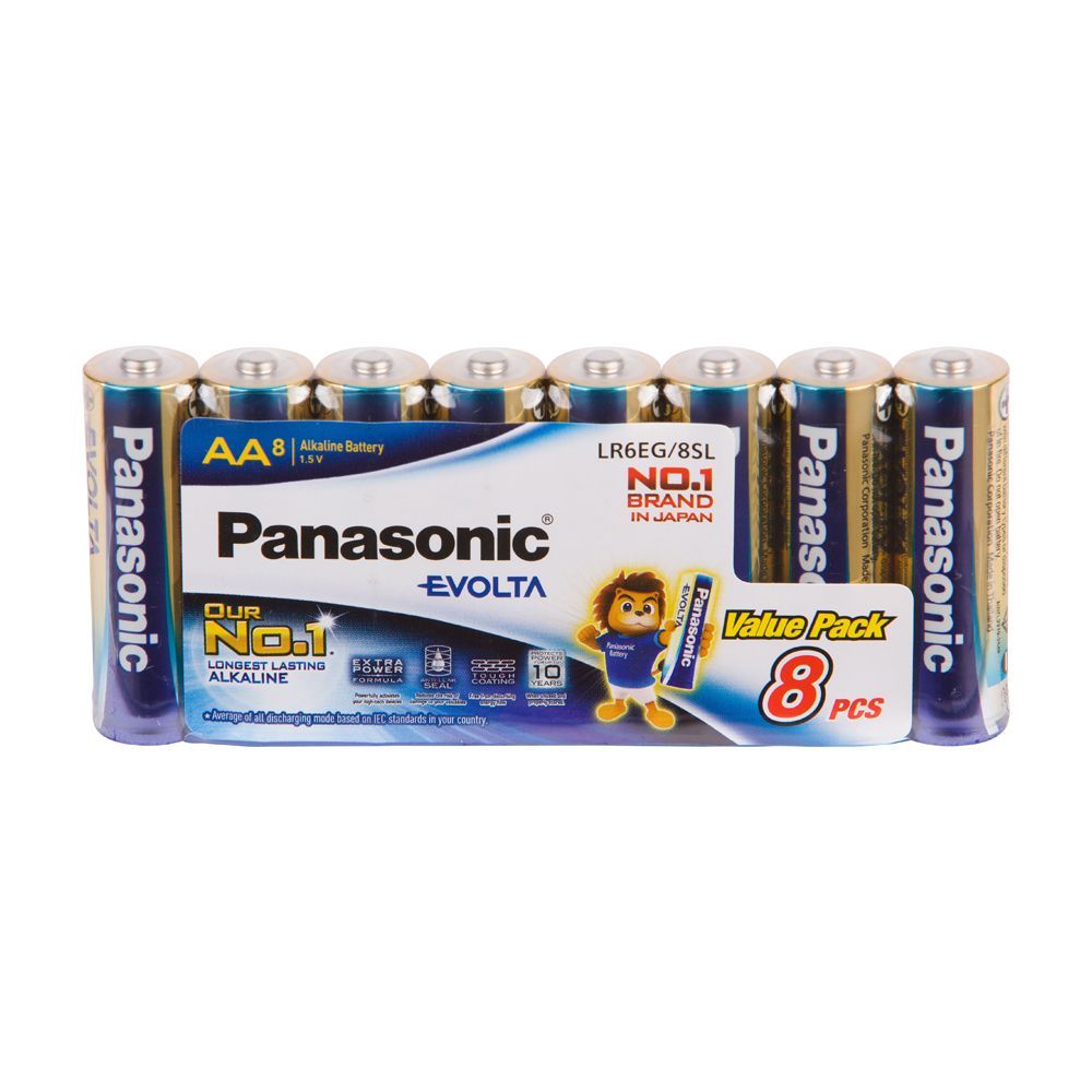PANASONIC ถ่านอัลคาไลน์ EVOLTA PANASONIC สีน้ำเงิน - ทอง | Shopee Thailand