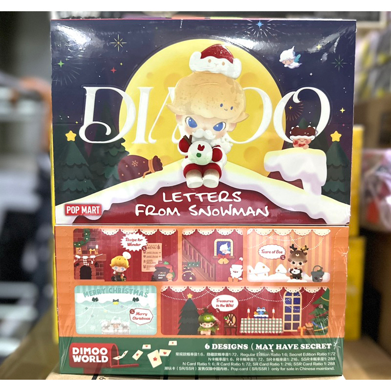 [พร้อมส่ง] Pop Mart Dimoo Letter From Snowman Series | Shopee Thailand